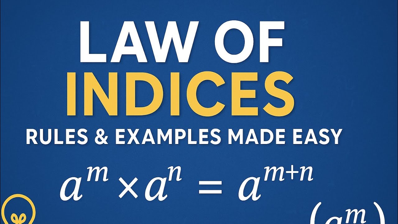 Law of Indices Explained: Simple Rules & Powerful Applications - YouTube