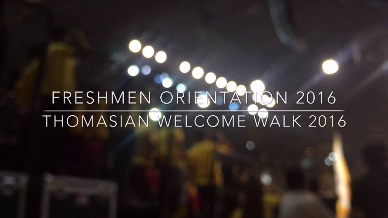 UST Freshmen Orientation & Thomasian Welcome Walk - YouTube