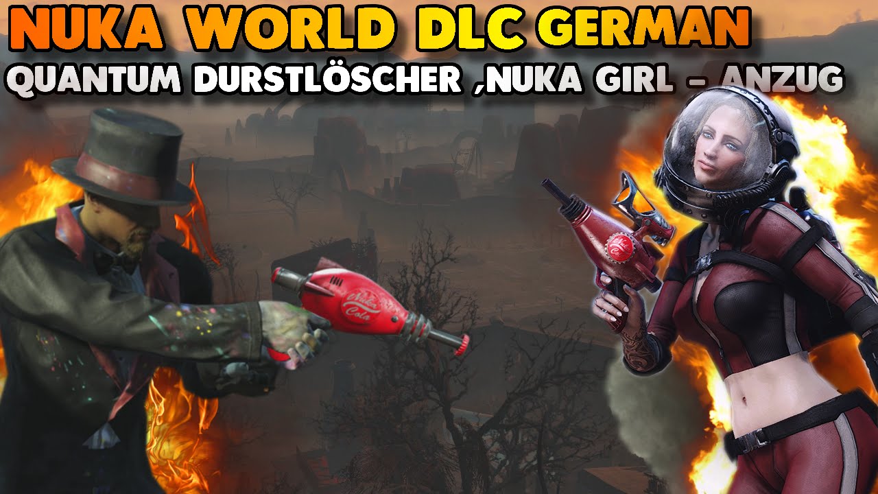 Fallout 4 Nuka World Dlc Quantum Blaster And Nuka Girl Rocketsuit