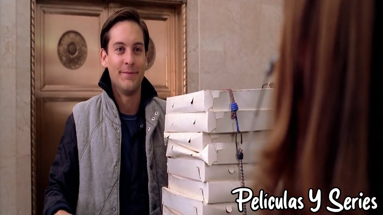 Spider-Man 2: Spider-Man Entrega Pizzas "PIZZA TIME" (TOBEY MAGUIRE ...