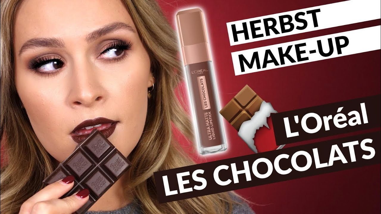 🍫CHOCOLATE MAKE UP LOOK | Herbst 2018 🍂 - YouTube