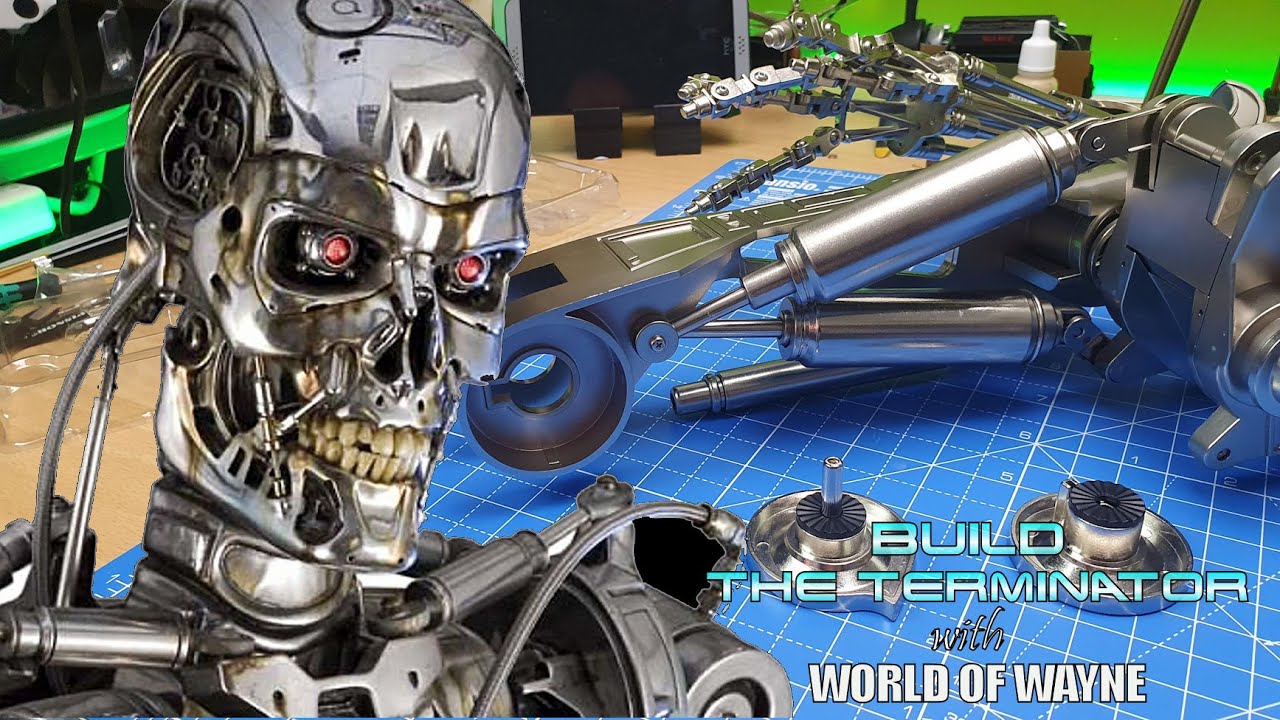 Build the Terminator - Part 60 - More Muscles for the Right Leg - YouTube