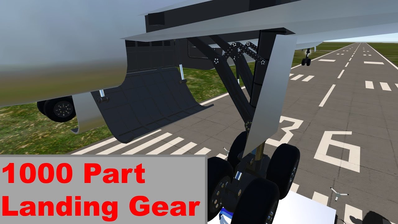 Detailed Landing Gear In SimplePlanes (Part 1) - SWL-120 Progress Update 9.1 - YouTube