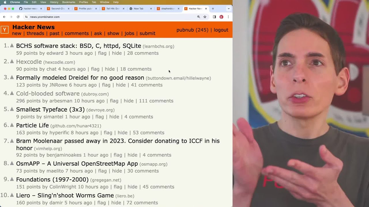 Hacker News Undocumented Features - YouTube