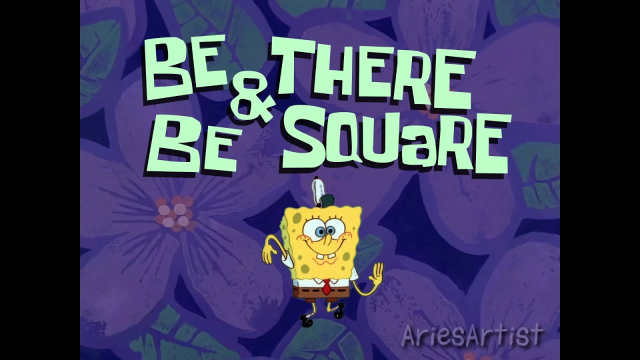SpongeBob SquarePants - 1999 Be There and Be Square Teaser Promo (REMASTERED) - YouTube