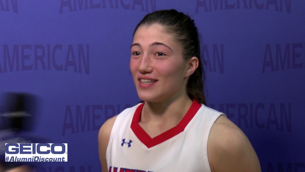 @AU_WBasketball Postgame Interview - Emily Fisher (11/14/2019) - YouTube
