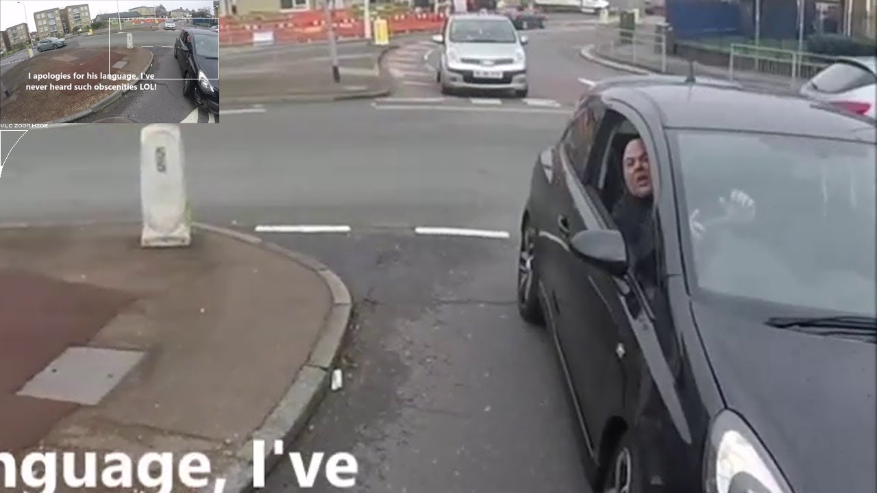 Uncle Fester angry I retailiated to his illegal U turn - YouTube