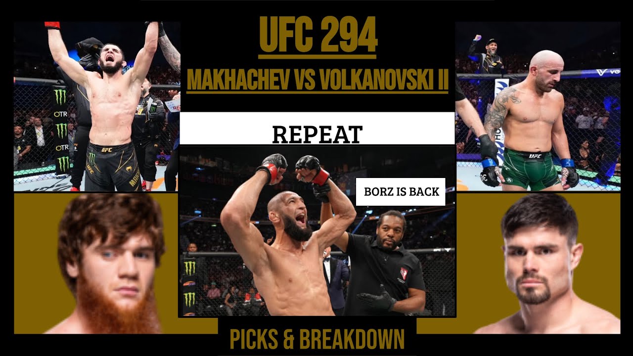 UFC 294 (Picks & Breakdown) - YouTube