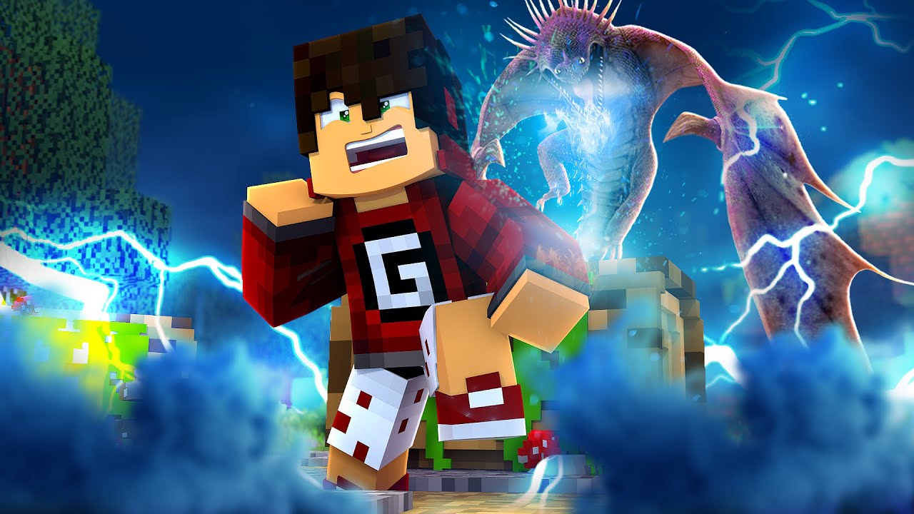 Minecraft: SKRILL O DRAGÃO DE RAIO! COMO TREINAR O SEU DRAGÃO #11 Guihh ...