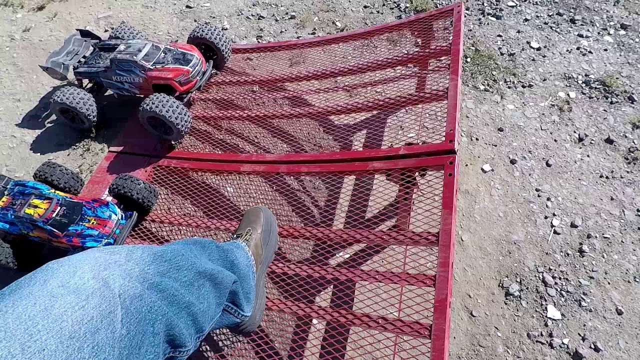 Freshpark heavy duty rc ramp bmx ramp - YouTube