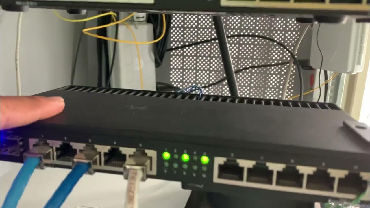 MikroTik RB 4011 baja temperatura con extractor. - YouTube