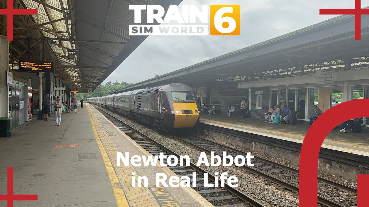 Newton Abbot in Real Life - Train Sim World 6 - YouTube