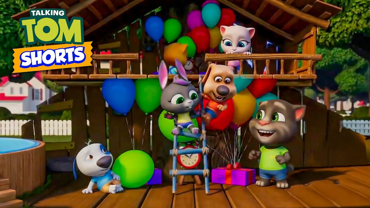 Talking Tom builds a castle with friends 🏰🐱 BEST FUNNY EPISODES ⭐ Toons ...