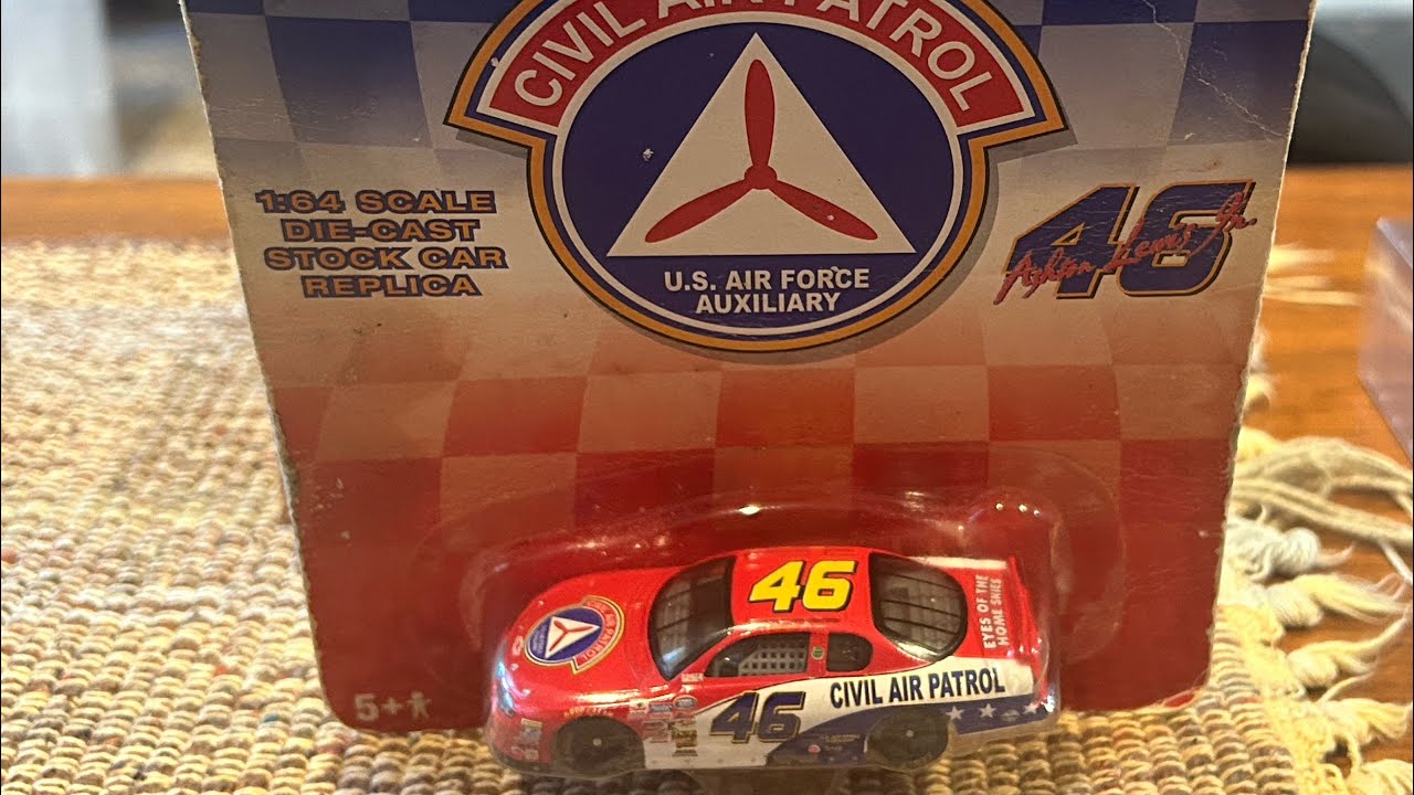 2002 Ashton Lewis Jr #46 Civil Air Patrol (NBS) 1:64 Promo Diecast ...