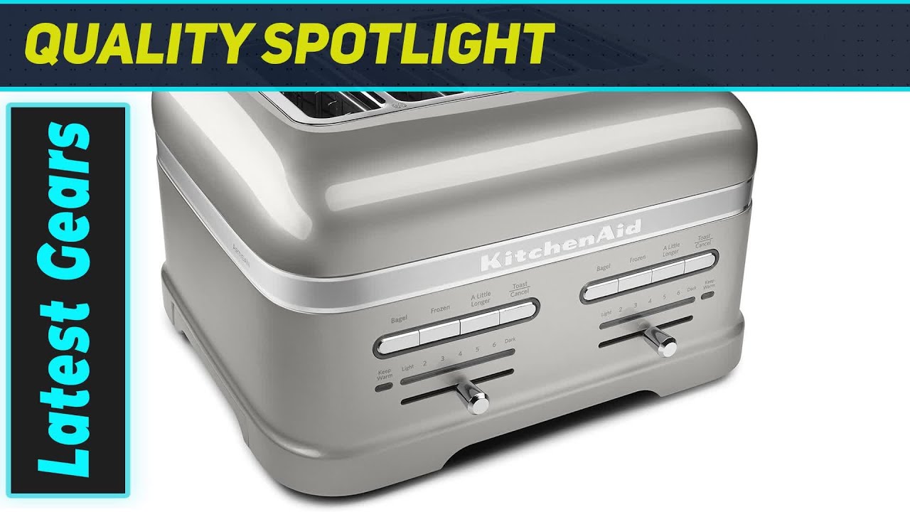Best 4-Slice Toaster? KitchenAid KMT4203SR Pro Line - YouTube