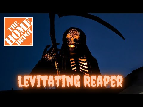 Home Depot 2024 12ft Levitating Reaper Unboxing & Demo - YouTube