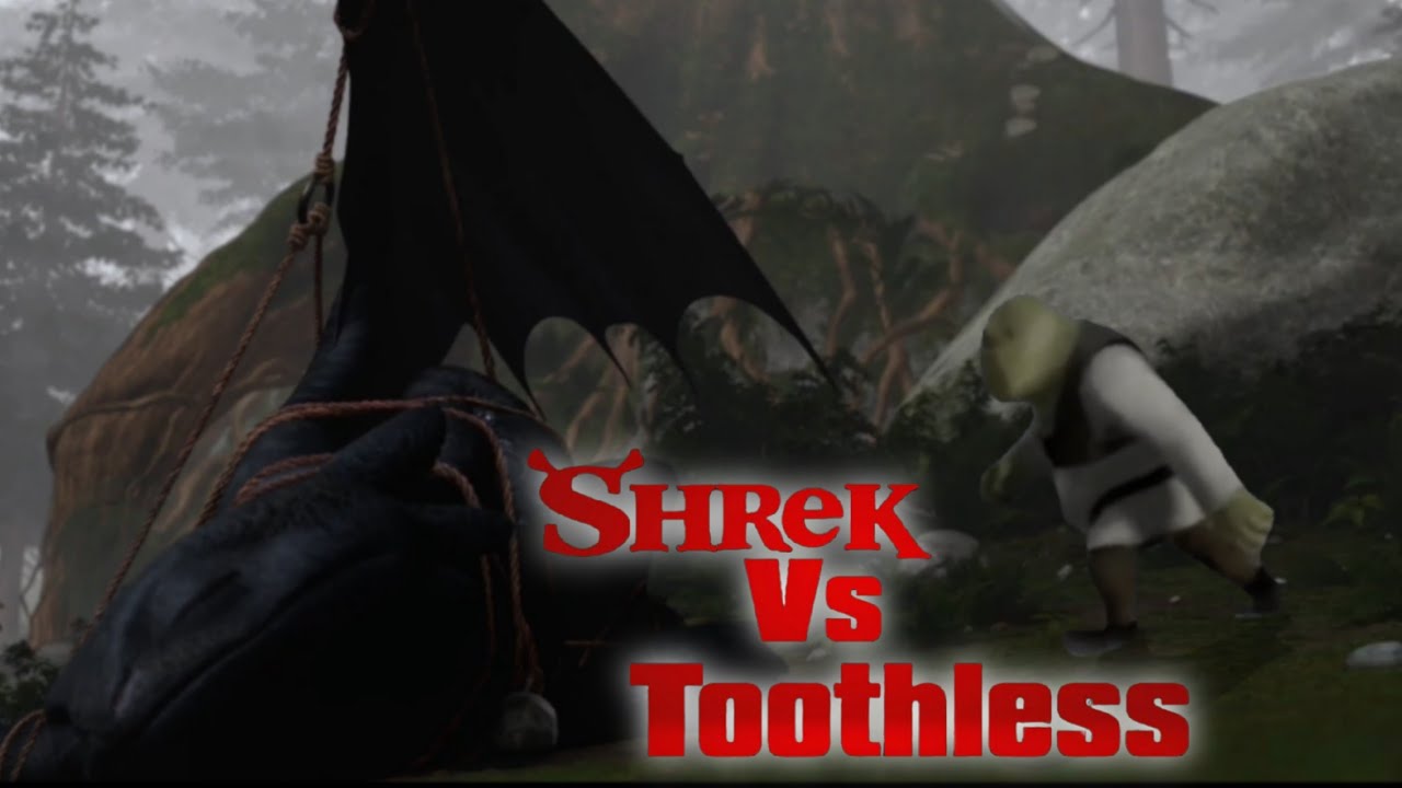 Shrek meets Toothless from How to Train Your Dragon - YouTube