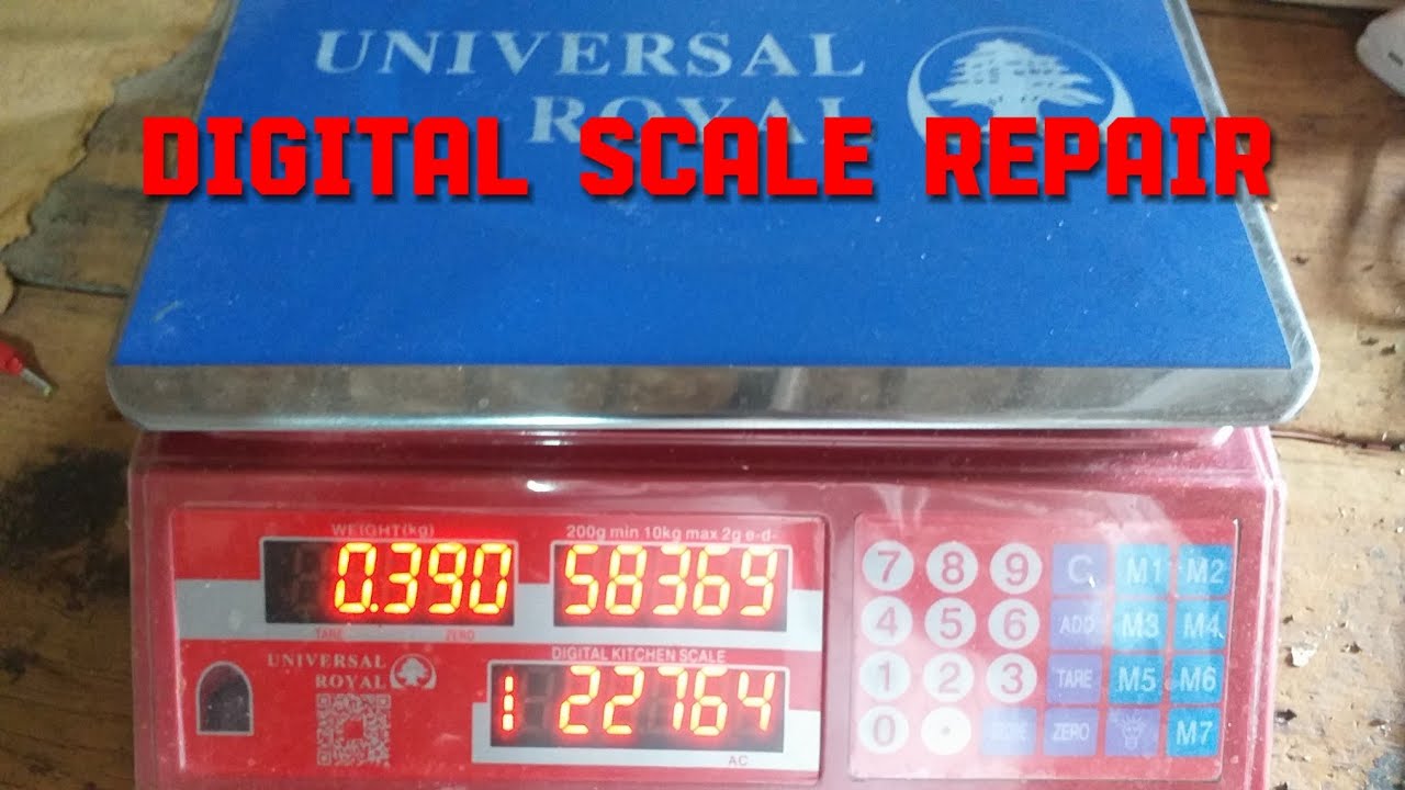 How to Repair digital scale weight kanta at home - YouTube