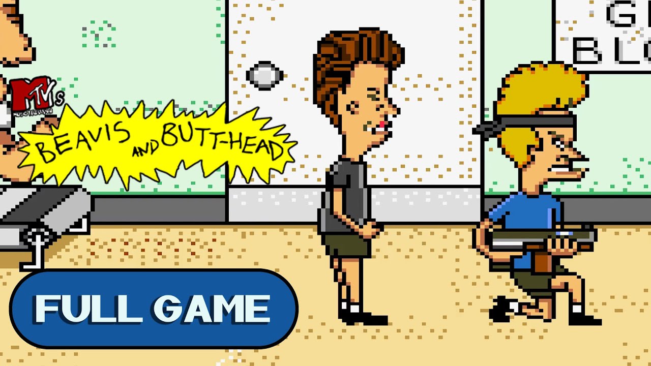 Beavis and Butthead GENESIS MEGA DRIVE FULL GAME Longplay Gameplay ...