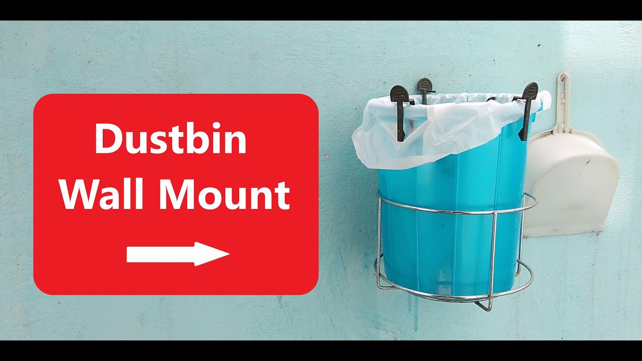 Wall Mount Dustbin - Kitchen Improvement Tips India,Kitchen Hacks ...