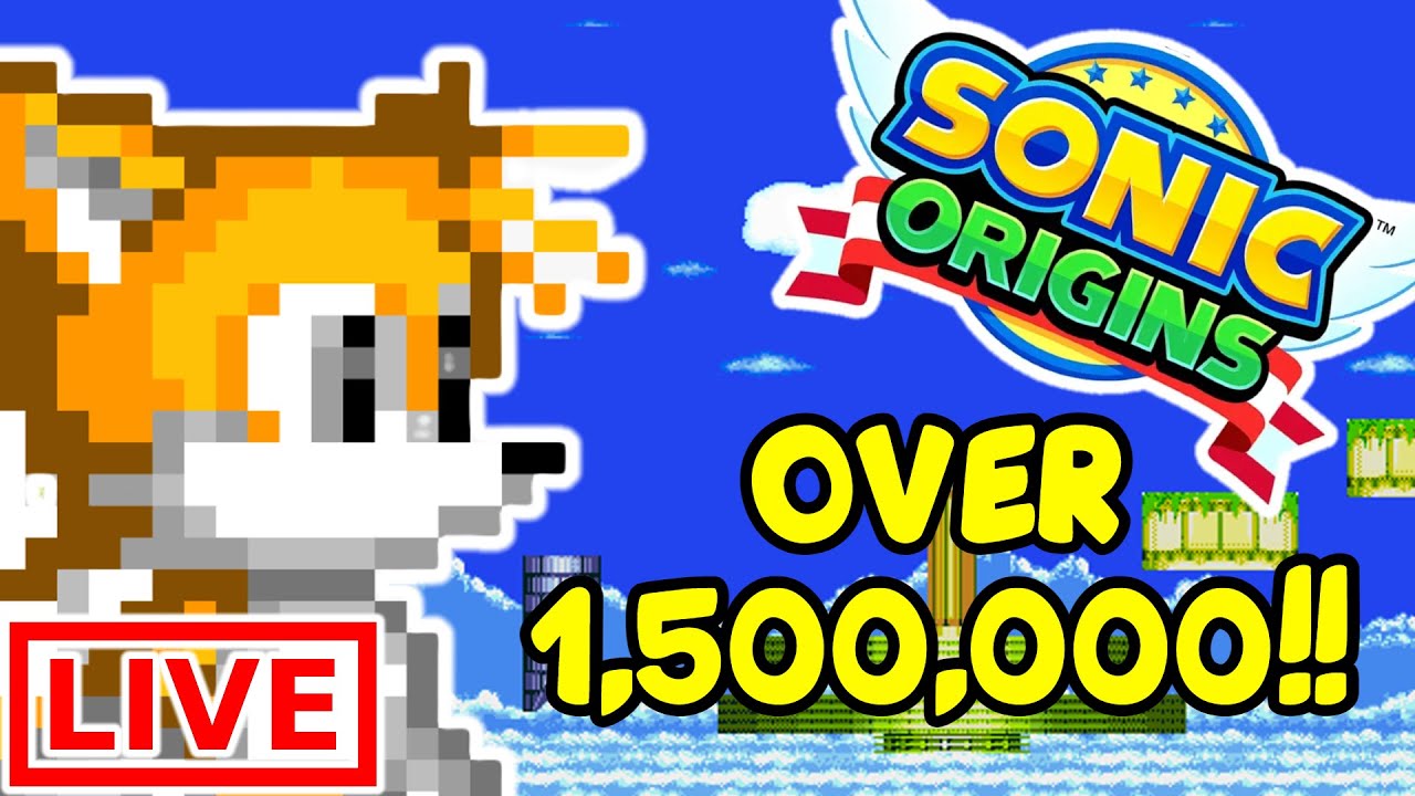 SONIC ORIGINS - S3&K Tails All Emeralds/High Score & Life Count (Live ...