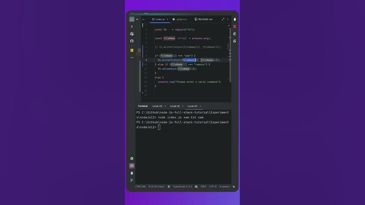 Input From The Command Line Tutorial Nodejs Javascript Learning Coding Development Youtube