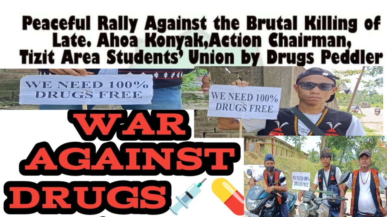 war against drugs rally || rally against drugs #tizit for late Ahoa ...