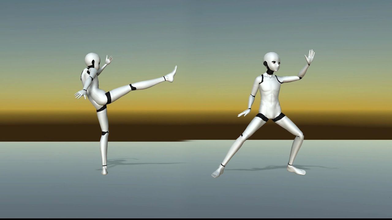 Kung Fu: AGI Mocap motion capture software Martial Arts realtime video mocap WuShu - YouTube