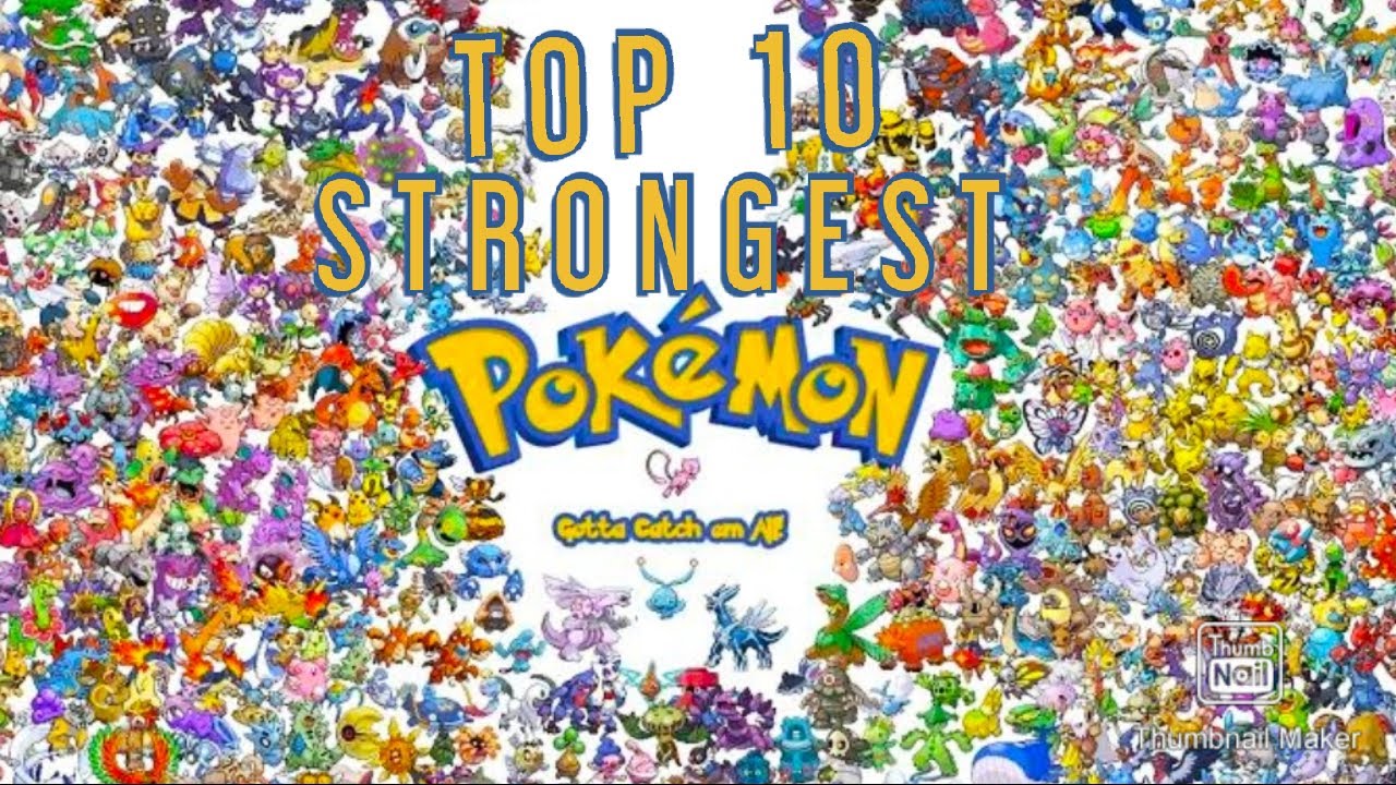 Top 10 strongest pokémon /generation 1-8 - YouTube