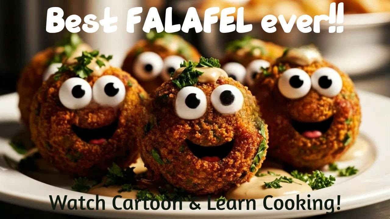 Falafel Fun: Cartoon Cooking for Everyone! - YouTube