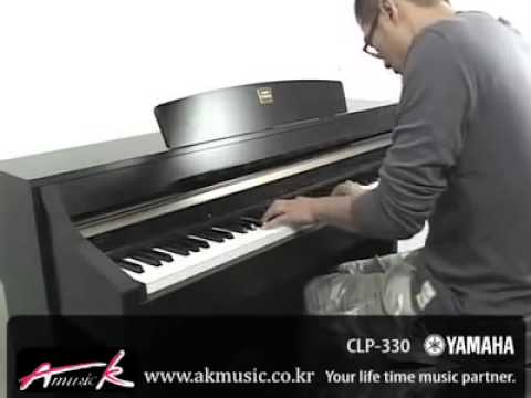 Piano Yamaha Clavinova CLP 330 - YouTube