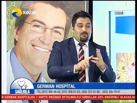 Op.Dr Mustafa Kılıç German Hospital (XəzərTV)Sağliqla verlişində (07.12.2015)