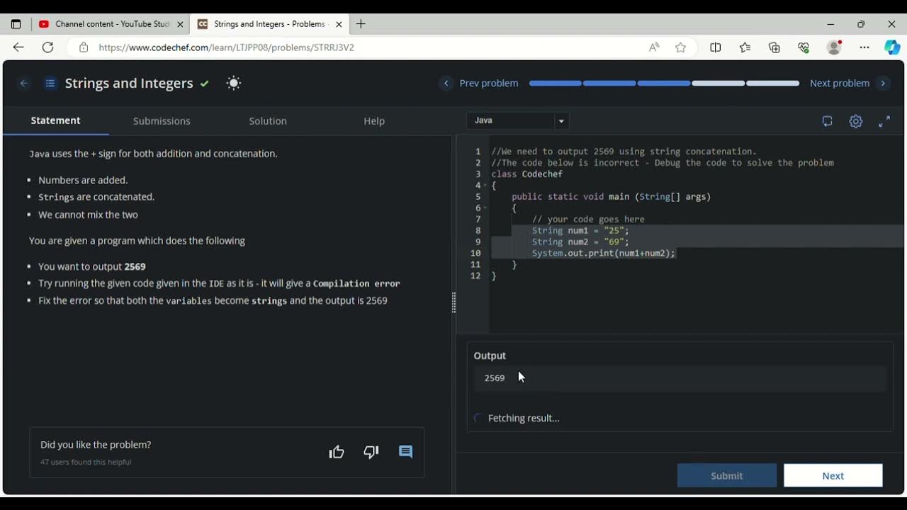 Creating a String Problems CodeChef - YouTube