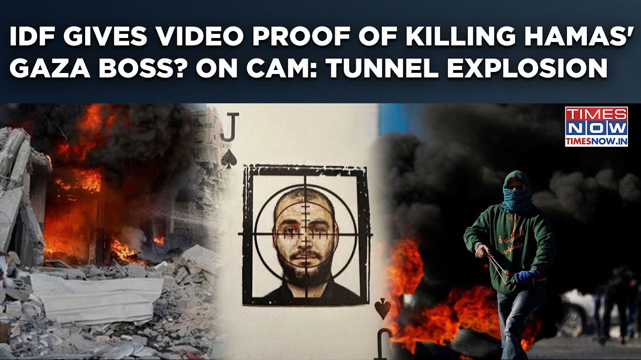 IDF Shares Video Proof Of Killing Gaza Boss Sinwar In Khan Younis Strike? On Cam: Tunnel ...