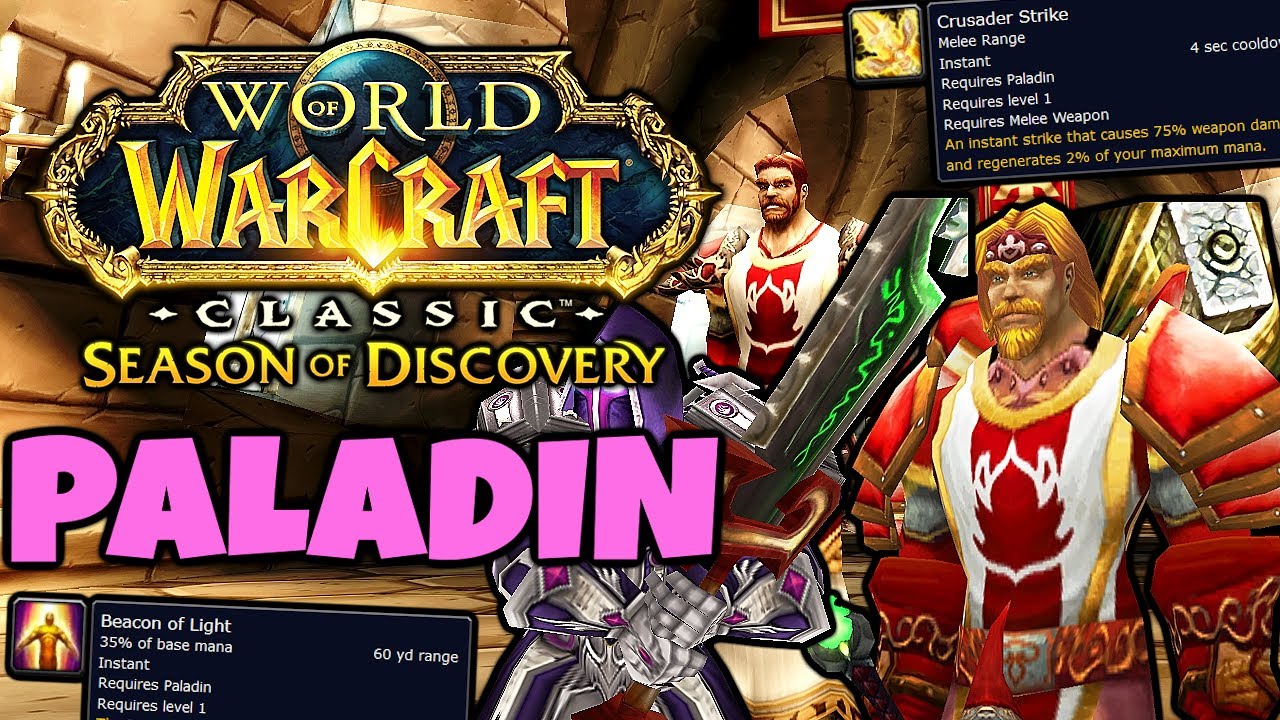 ALL *NEW* CLASS RUNES For Paladins in Season of Discovery! - YouTube