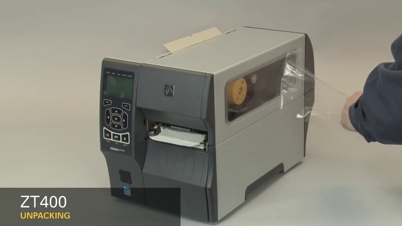 Zebra ZT420 unpacking - YouTube