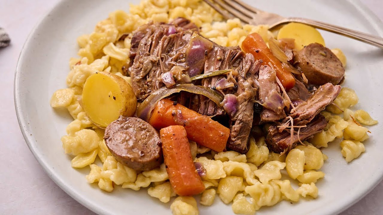 German-Style Pot Roast With Beer Gravy Recipe - YouTube