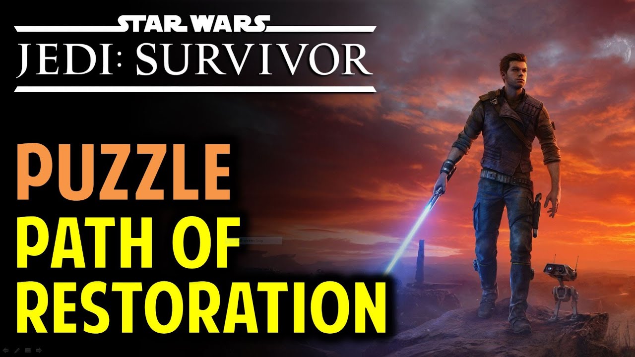 Path of Restoration Puzzle Walkthrough | Star Wars Jedi: Survivor - YouTube