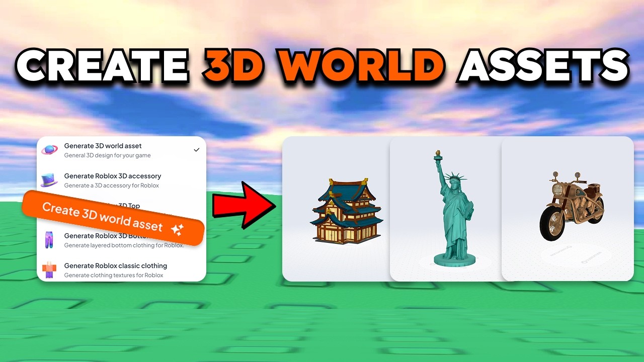 How to Create 3D World Assets for Roblox in Customuse (Step-by-Step) - YouTube