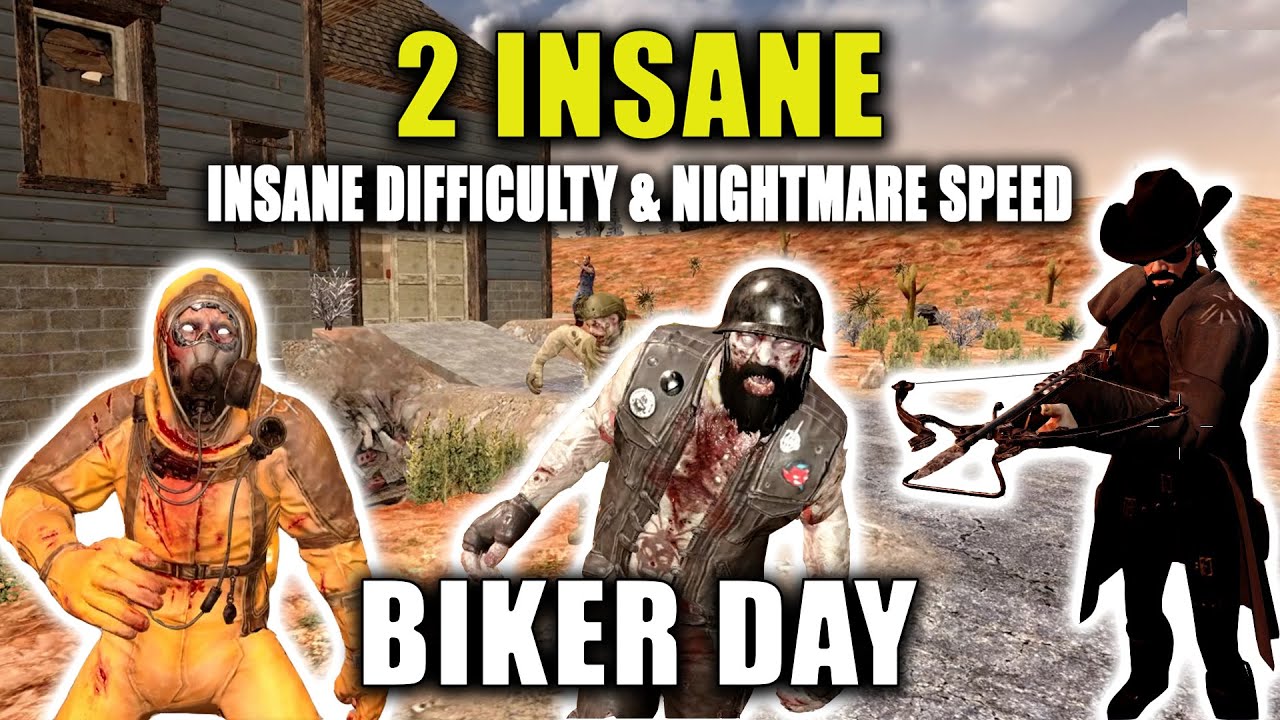So Many Bikers Today | 2 INSANE | 7 Days To Die | Alpha 20 Gameplay ...