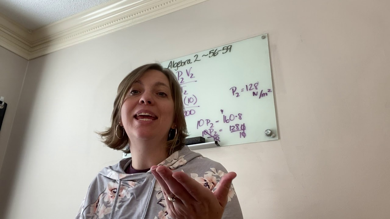 Saxon algebra 2 lesson 56-59 - YouTube