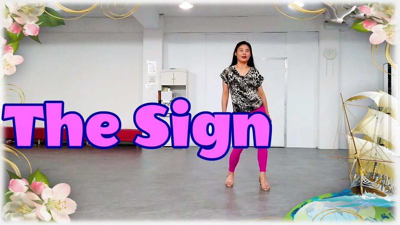 The Sign line dance - 초급 - YouTube