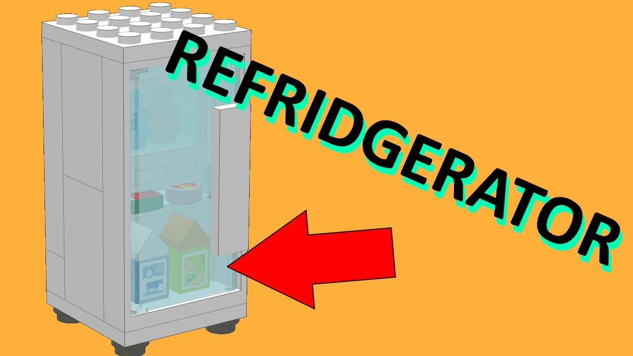 How to BUILD a LEGO Refrigerator - YouTube