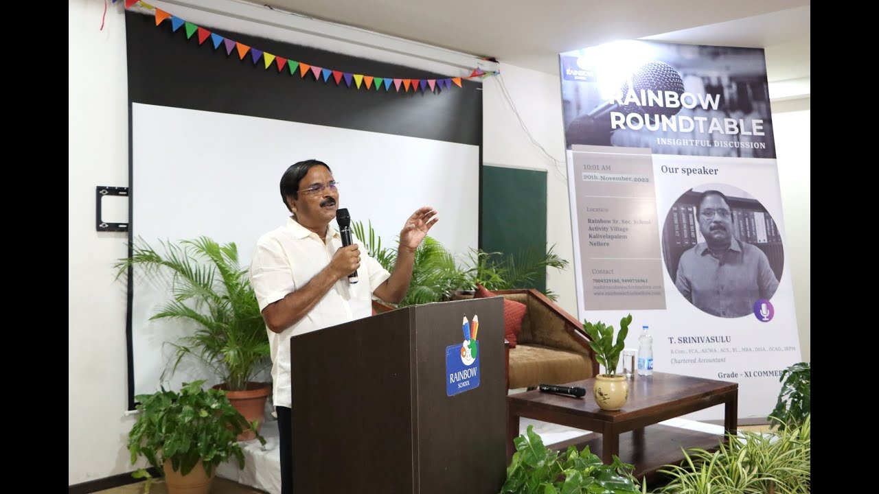 RAINBOW ROUNDTABLE || Mr. T. SRINIVASULU || CHARTERED ACCOUNTANT ...