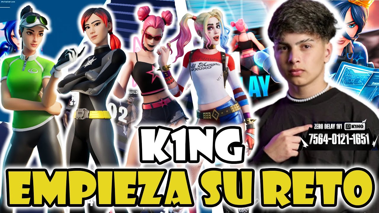 K1NG EMPIEZA RETO EXTREMADAMENTE DIFICIL🔥DE 200 A 0 EN SU MAPA 1V1 POR ...