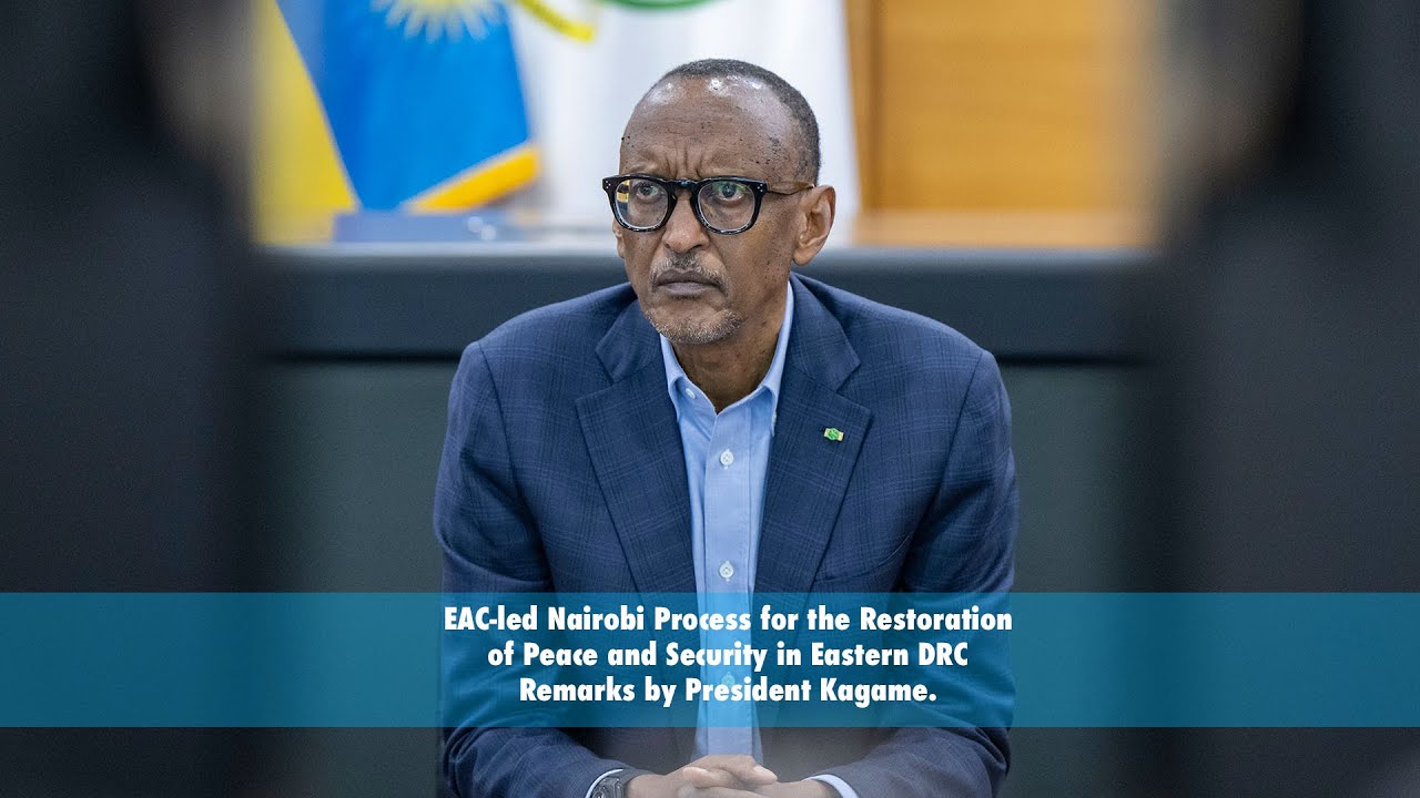 EAC-led Nairobi Process for the Restoration of Peace and Security in Eastern DRC. - YouTube