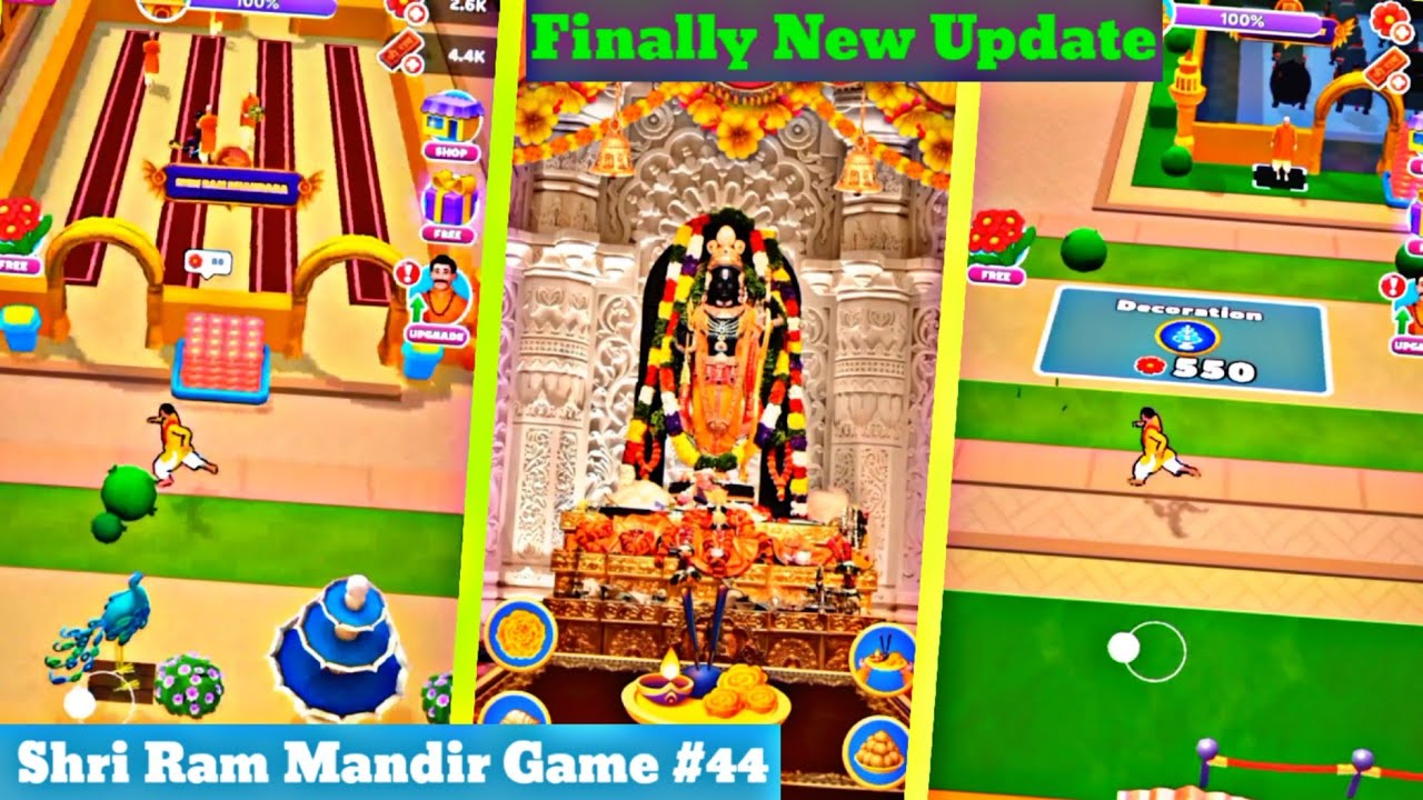 Shri Ram Mandir Game | Finally New Update #44 - YouTube