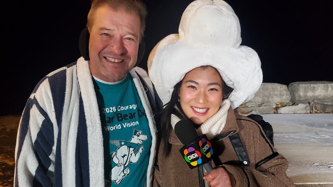 All welcome New Year's Day 2026 at Courage Polar Bear Dip in Oakville ...