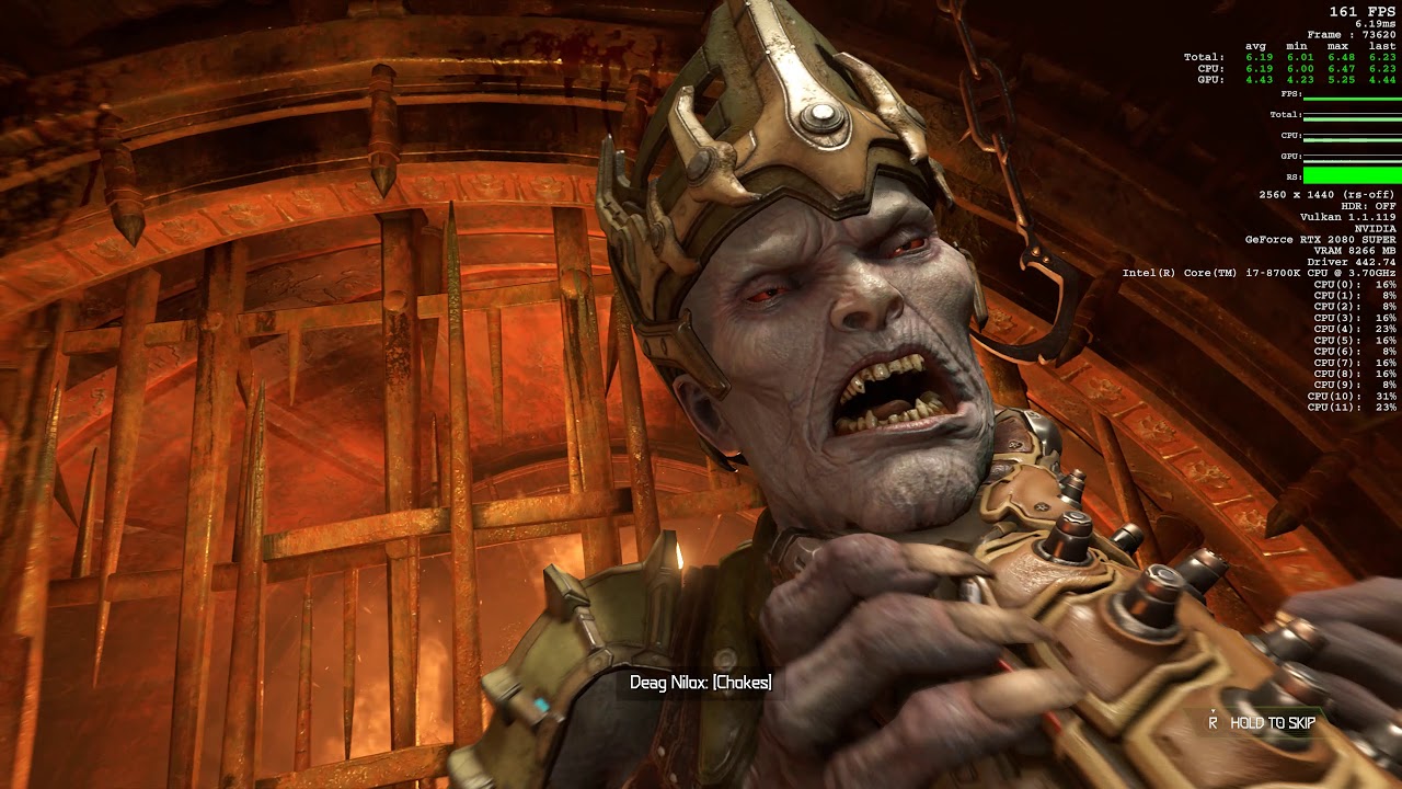 Doom Eternal | Max Settings 1440P | RTX 2080 SUPER - i7 8700K - YouTube