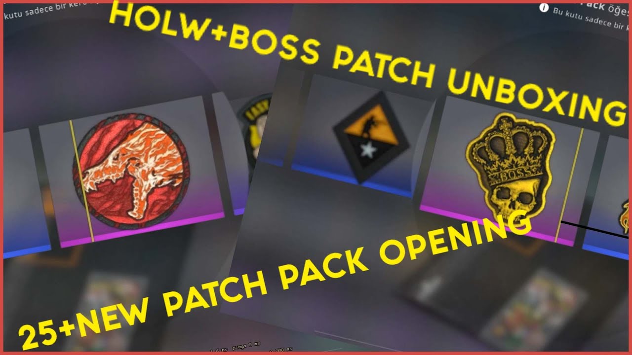25+Patch Pack Unboxing 1HOLW 1 BOSS PATCH - YouTube